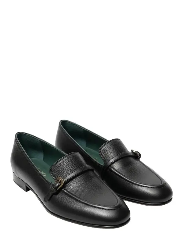 BY VIRGO Maren Handcrafted Leather Loafer - Black