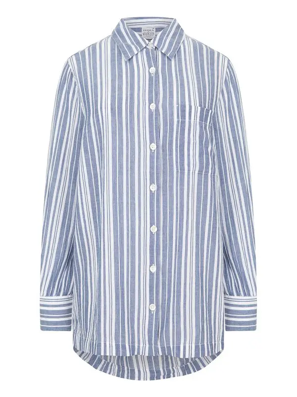 NUDEA The Midi Shirt - Blue
