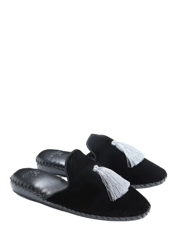 Not Just Pajama Classic Handmade Slippers - Black