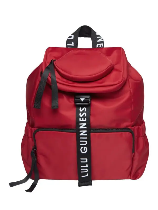 Lulu Guinness Millie Backpack - Red