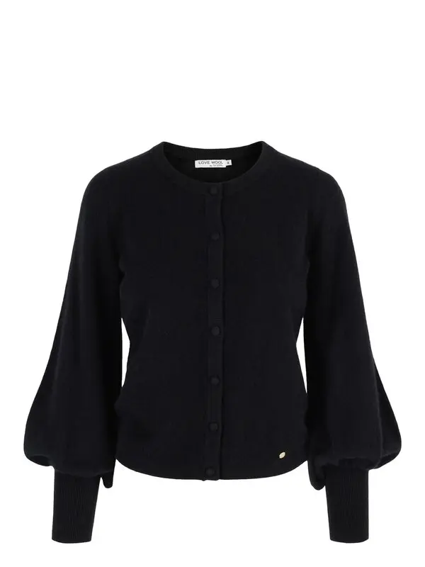 TIRILLM Ava Cashmere Cardigan - Black