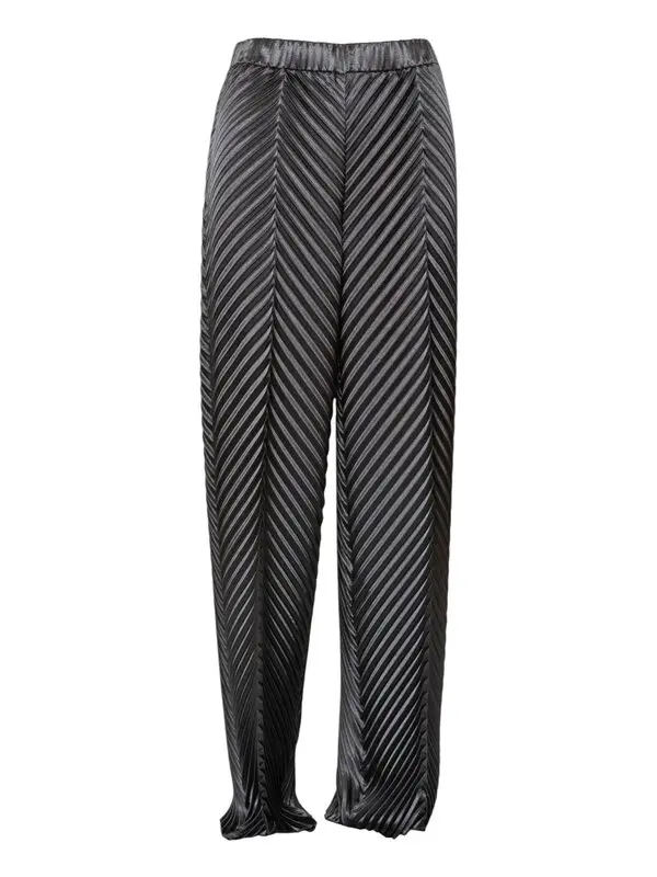 ARTISTA High Waisted Pleated Pants - Black