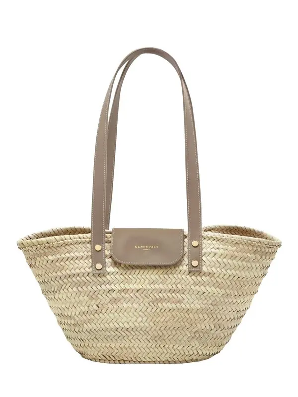 CARNEVALE Vera Basket Bag - Grey