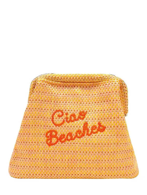 LILLY LOVES Neon Ciao Beaches Clutch - Orange