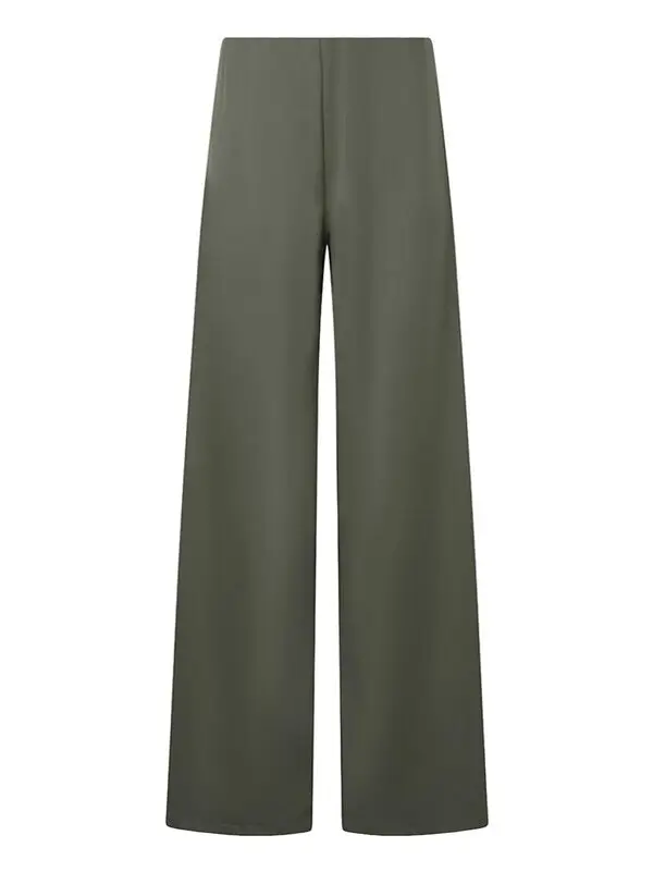 NĀSH High-waisted Wide-leg Pants - Green