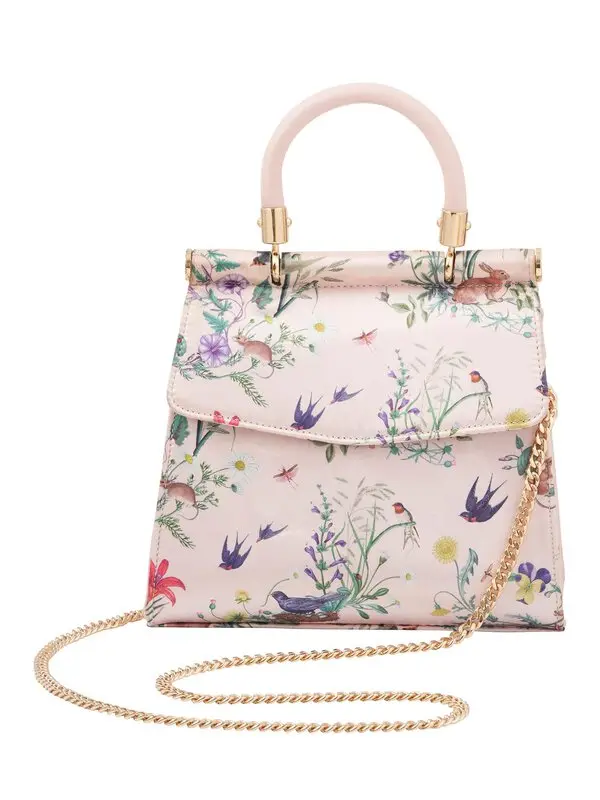 FABLE ENGLAND Mini Top Handle Tote - Pink