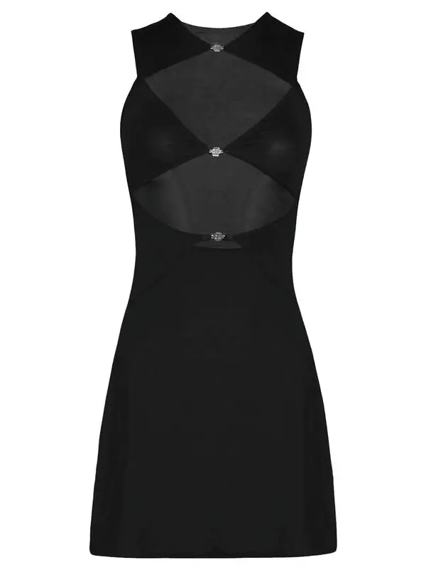 OW Chiara Cut Out Mini Dress - Black
