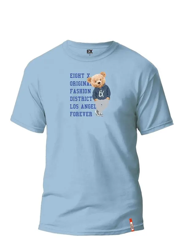 EIGHT X Bear Origins Graphic T-shirt - Blue