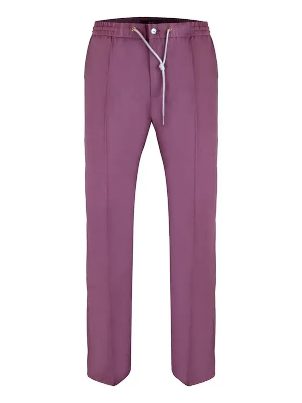DAVID WEJ Kingston Linen Blend Trousers - Pink