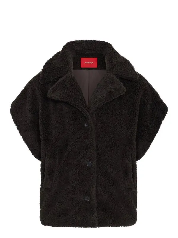 NO'DESIGN Lyra Teddy Vest - Brown