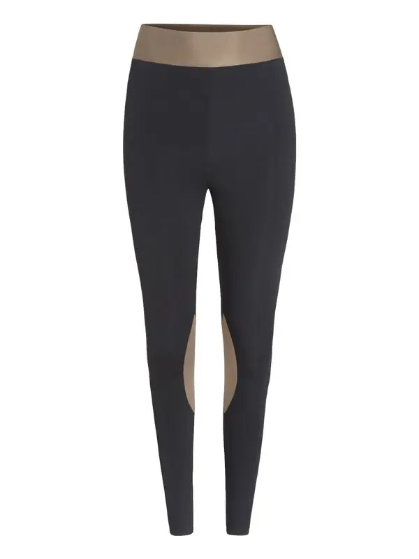 BENNU Leggings & Dark Olive - Black