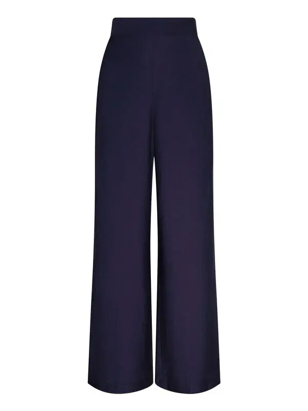 JAMES LAKELAND High-rise Wide-leg Trousers - Blue