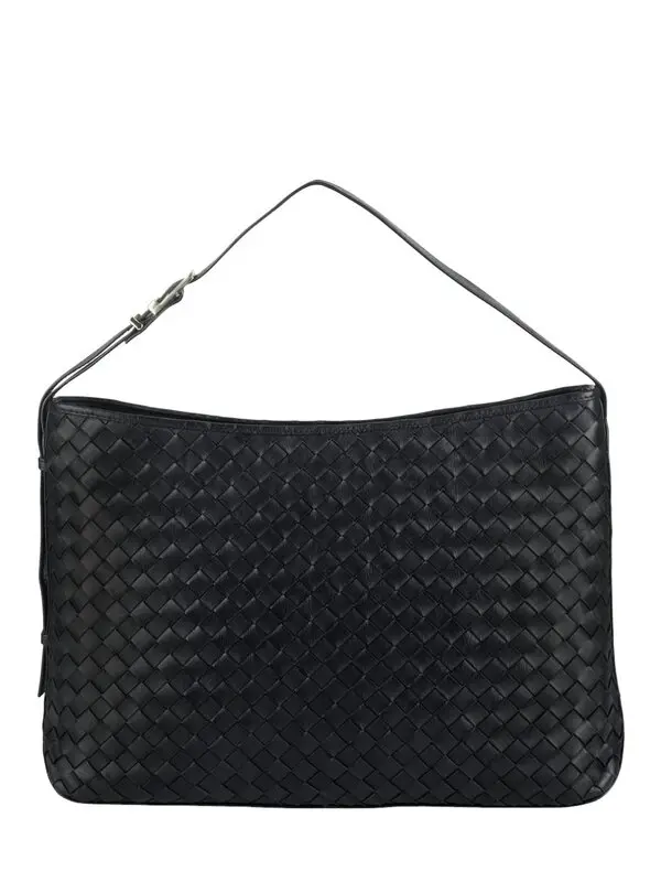 APATCHY LONDON Holly Leather Shoulder Bag - Black