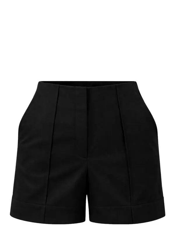 LUMINA ELIGMA High-waisted Clean Cut Shorts - Black
