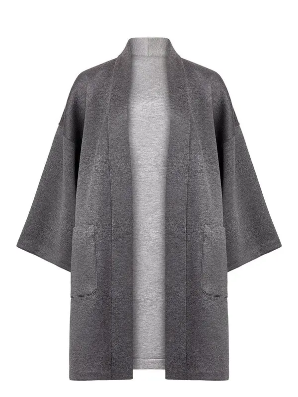 NIRAN Silvia Reversible Kimono Jacket - Grey