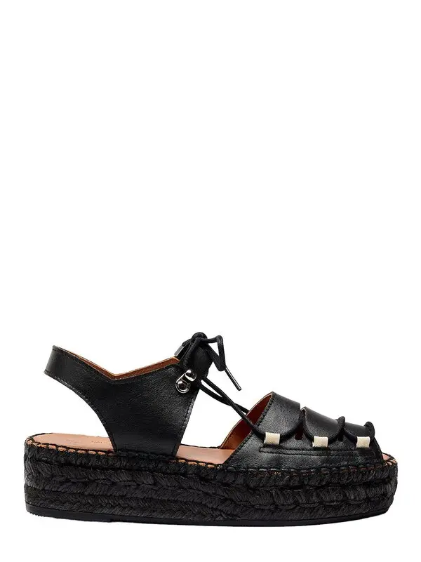 NAGUISA Cima Espadrille - Black
