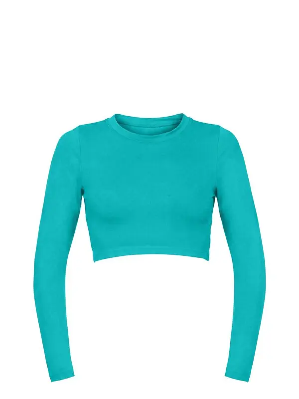 SUNSITIVA Upf 50+ Sunshield Crop Top - Green