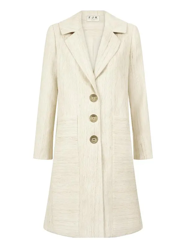 F.J.K BY FARAH KADHIMI Odessa Coat Dress - Gold