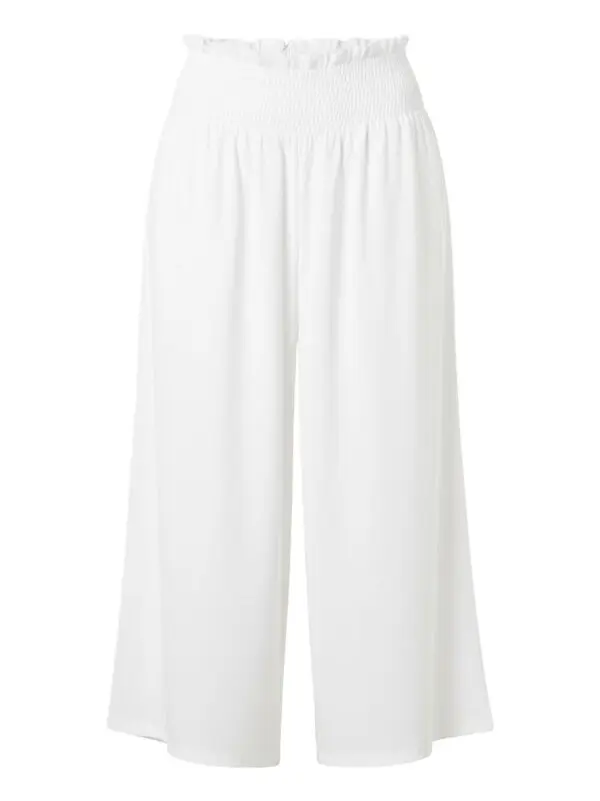 FRANCHETTI BOND Letizia Ruched Trousers - White