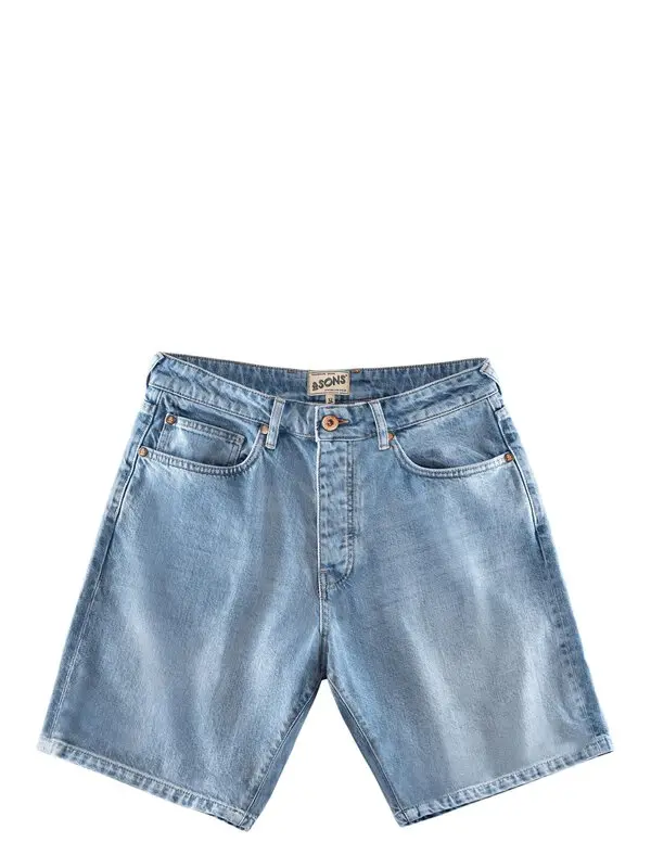 &SONS TRADING CO Laguna Denim Shorts - Blue