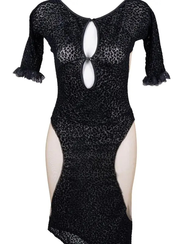 LES JUPONS DE TESS Brushed Asymmetric Dress - Black