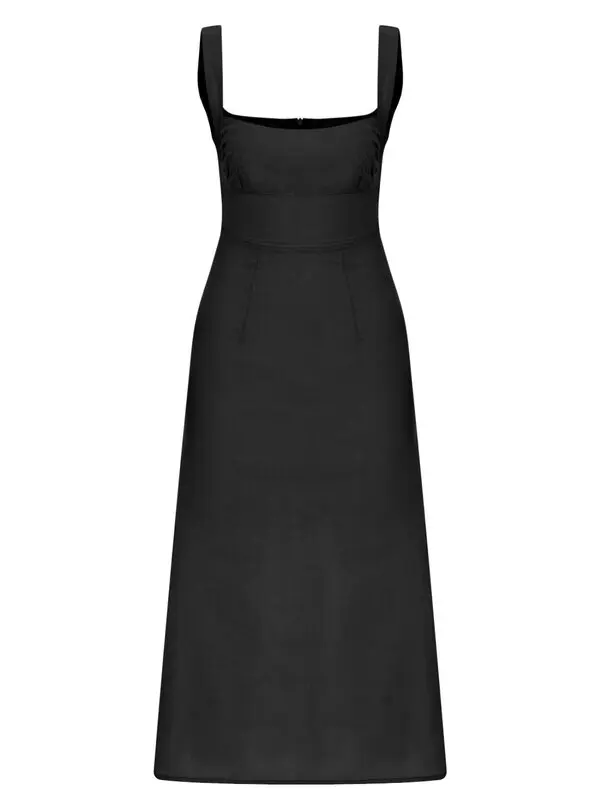 THISISU COLLECTION Audrey Midi Dress - Black