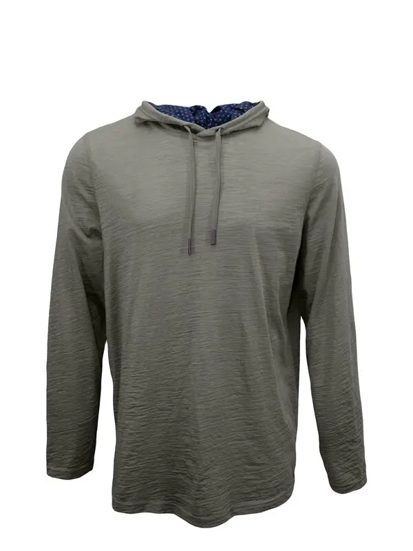 LORDS OF HARLECH Hugo Merino Jersey Hoodie - Green