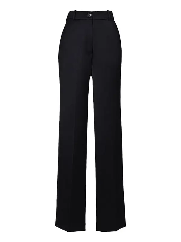 ANSE VICTORIN Sylvie Cotton Wool Pants - Black