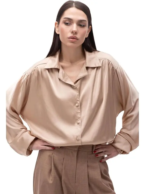 MAISON BOGOMIL Gaucho Blouse - Gold