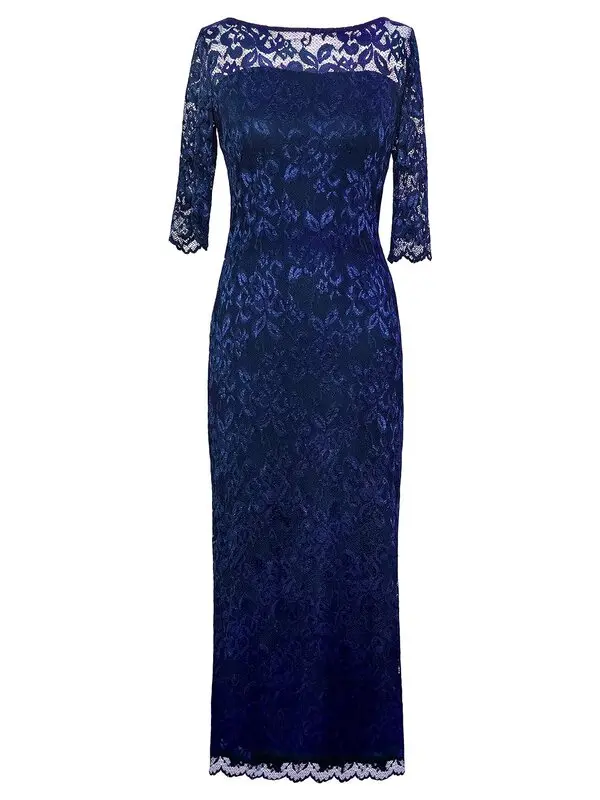 ALIE STREET LONDON Lila Lace Gown - Blue