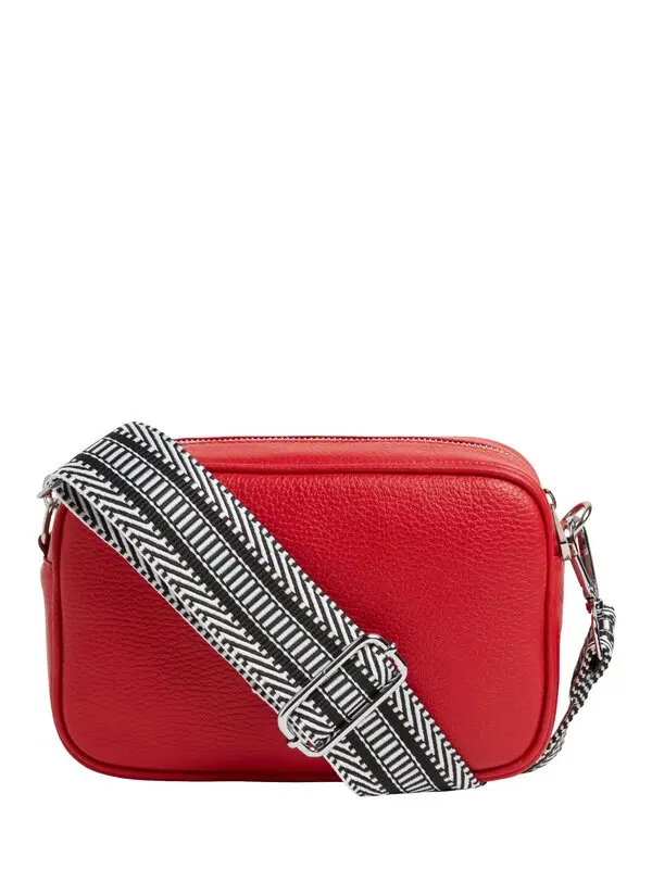 BETSY & FLOSS Crossbody Bag With Interchangeable Straps - Red