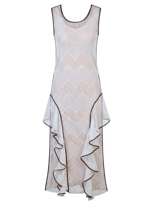 GLAM ON YOU Nerina Lace Maxi Dress - White
