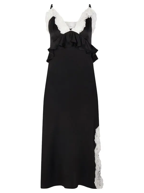 LISA THE LABEL Rosie Slip Dress - Black