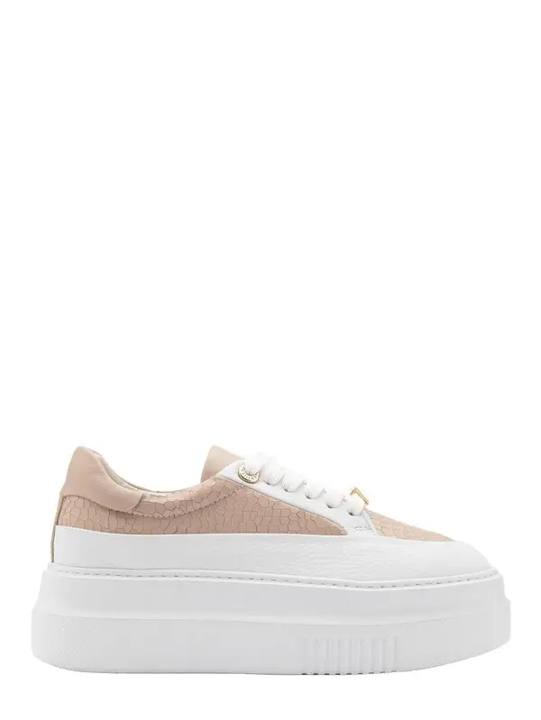 ILVI Fien Mink Leather Sneaker - Black