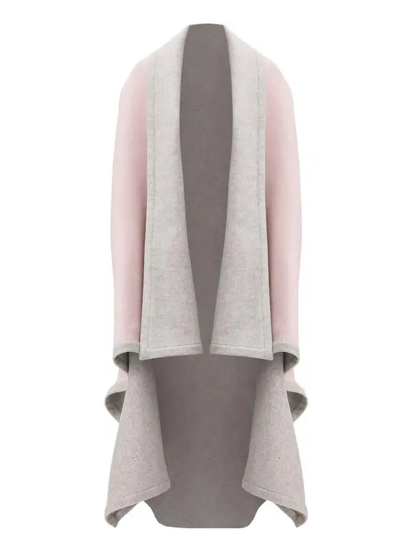 MONOSUIT Glen Plaid Reversible Twist Vest - Grey
