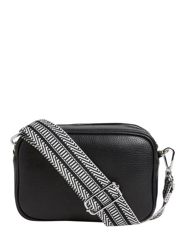 BETSY & FLOSS Crossbody Bag With Interchangable Strap - Black