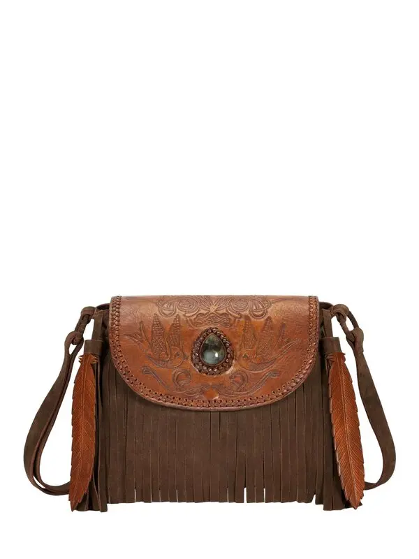 JODI LEE Lost Bird Medium Bag - Brown