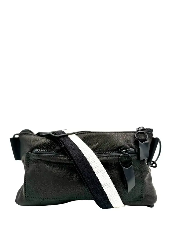 LYNN TALLERICO Leather Sling Bag - Black