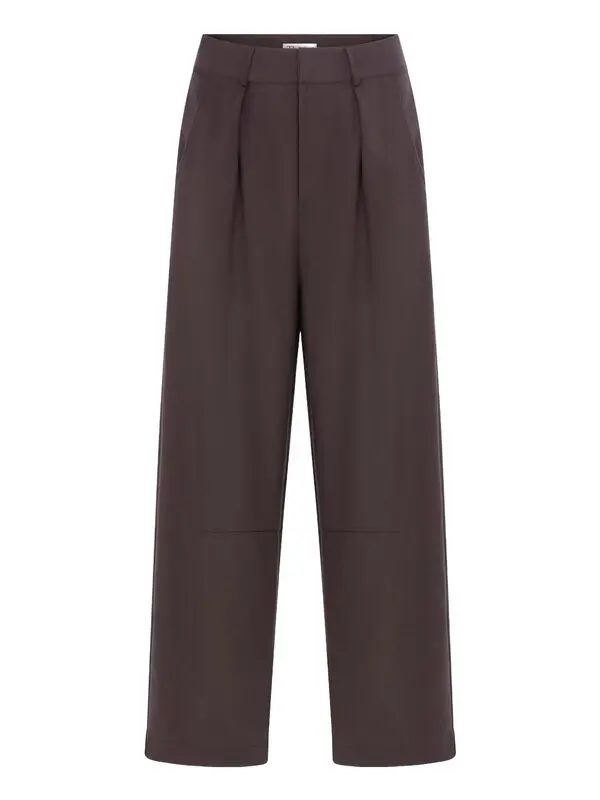 THISISU COLLECTION Tailored Balloon Trousers - Brown