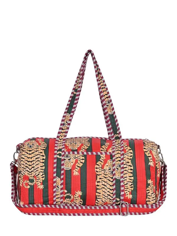 CYC Tibetan Tiger Cotton Weekender - Green/red