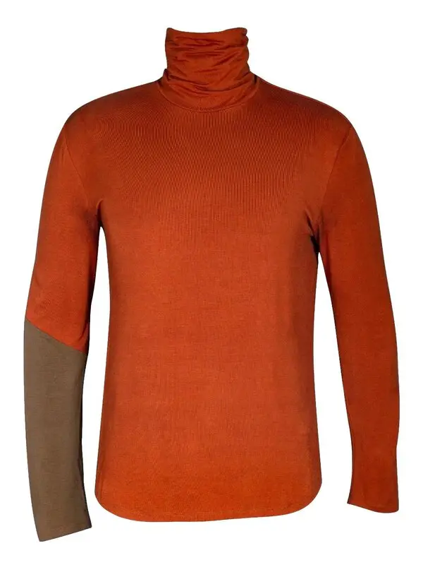 CARLTON JONES Superhero Turtleneck - Brown