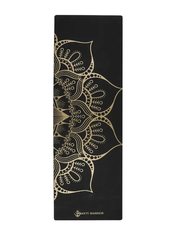 SHAKTI WARRIOR Sahasrara Cork Yoga Mat - Black