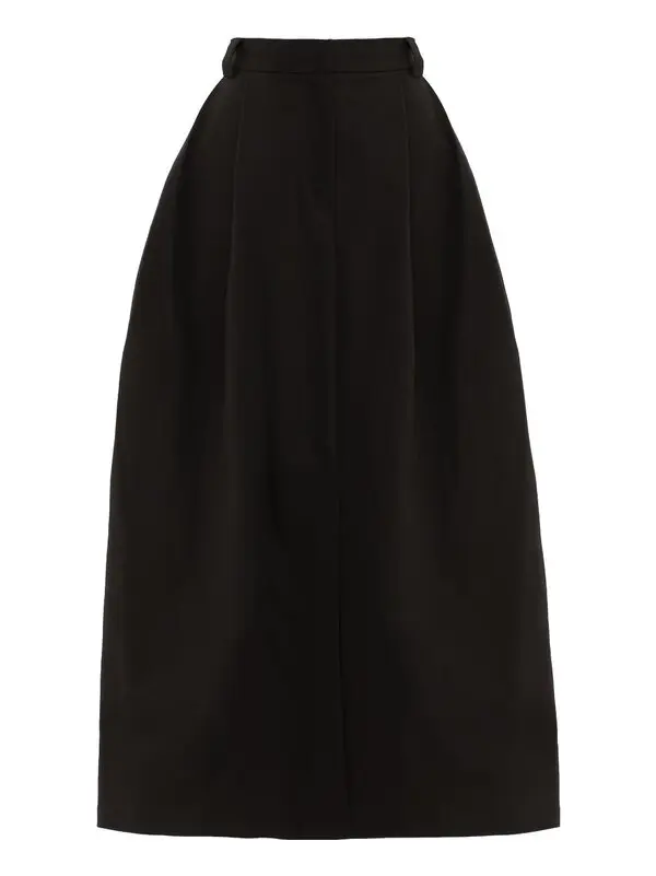JULIA ALLERT A-line Maxi Skirt - Black