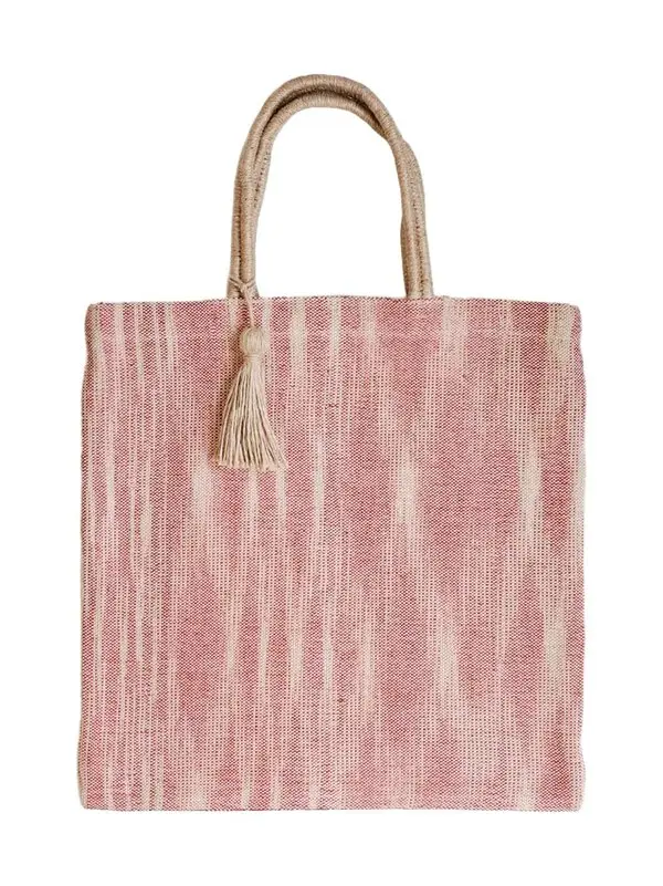 KORISSA Nadi Jute Tote Bag - Red