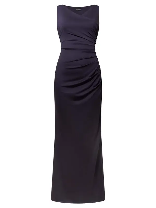 JAMES LAKELAND Sleeveless Gathered Maxi Dress - Blue