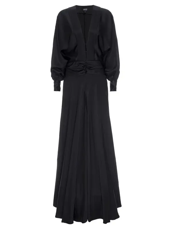 LAHIVE Sanji V-neck Gown - Black