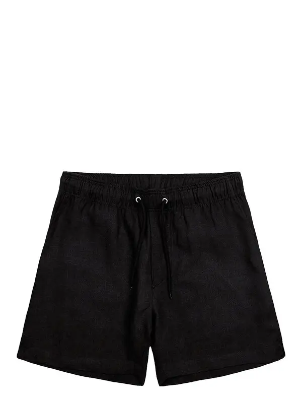 VELD Malibu Linen Short - Black