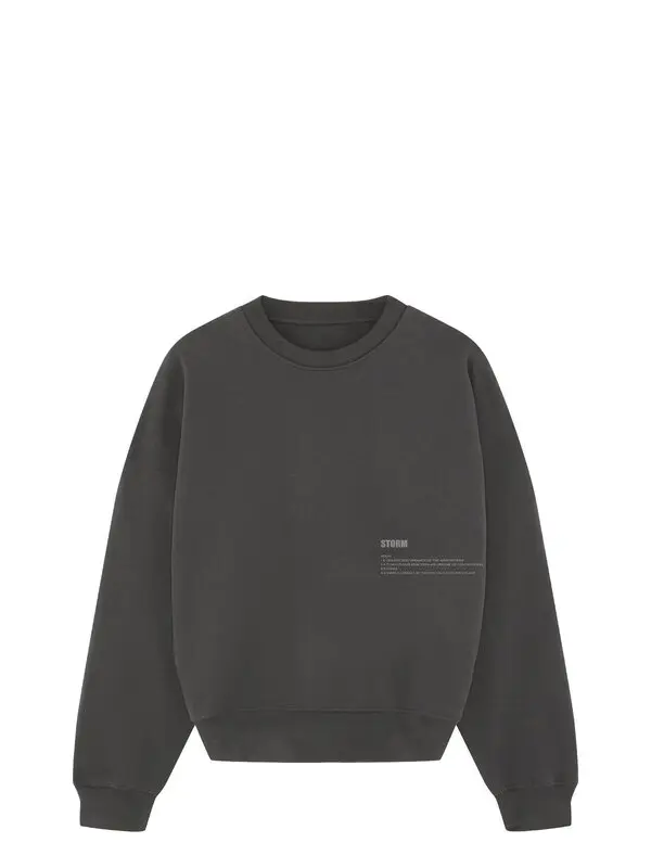 STORM Essential Oversized Sweatshirt - Black/grey