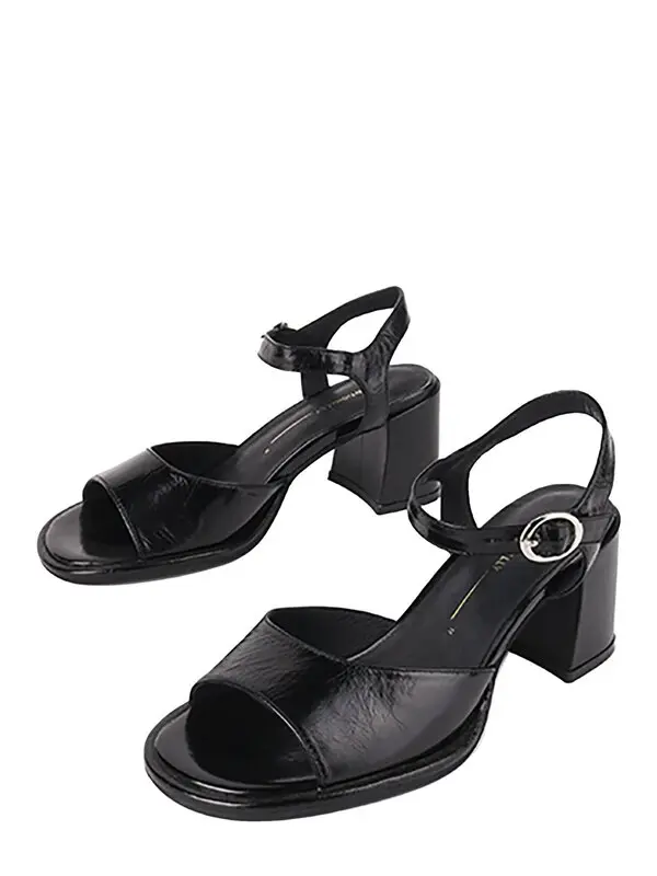 Intentionally Blank Astro Heeled Sandal - Black