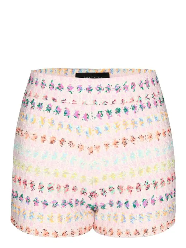 RUE AGTHONIS Crémeux Shorts - Pink